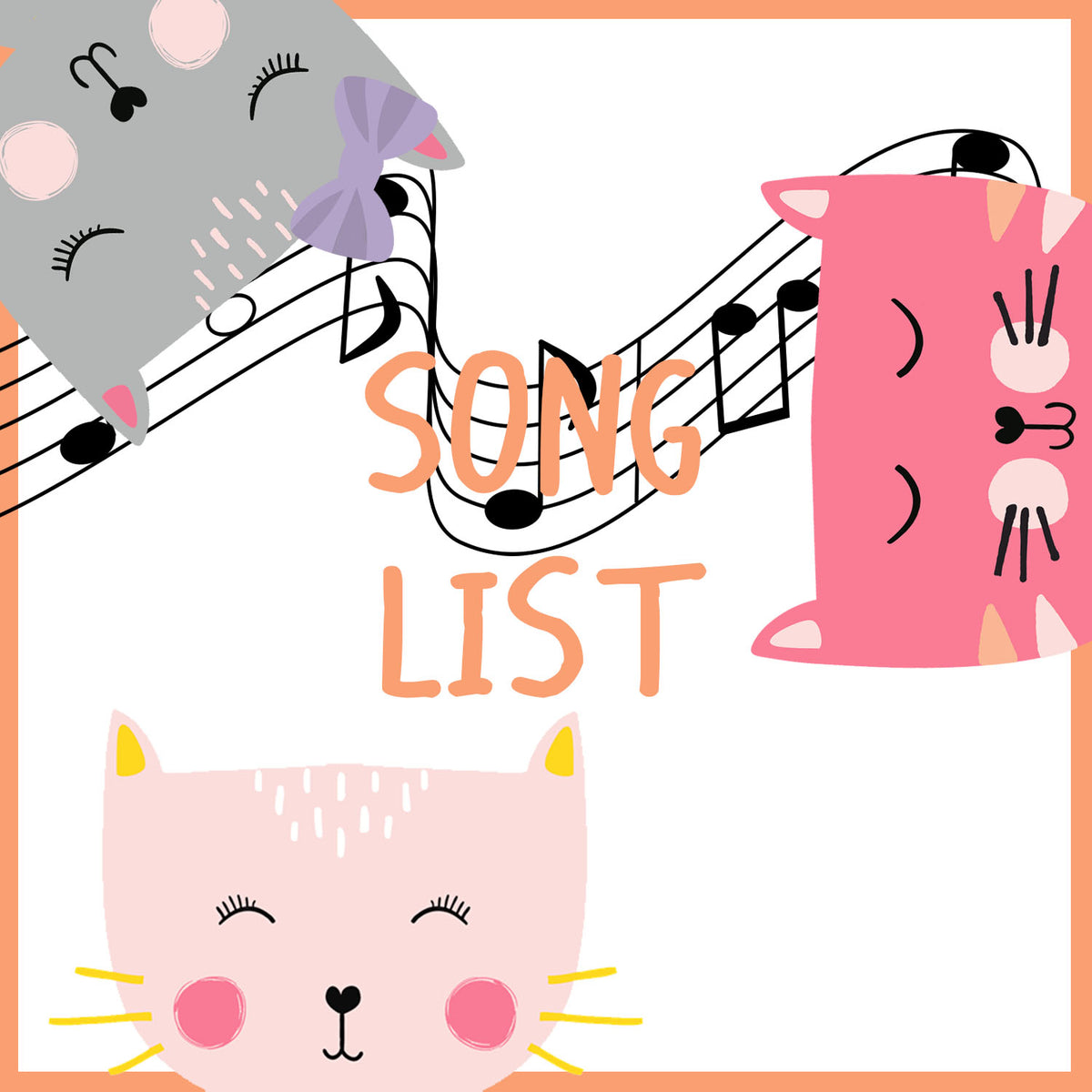 Cool Cats Song List – Rock Paper Sprinkles