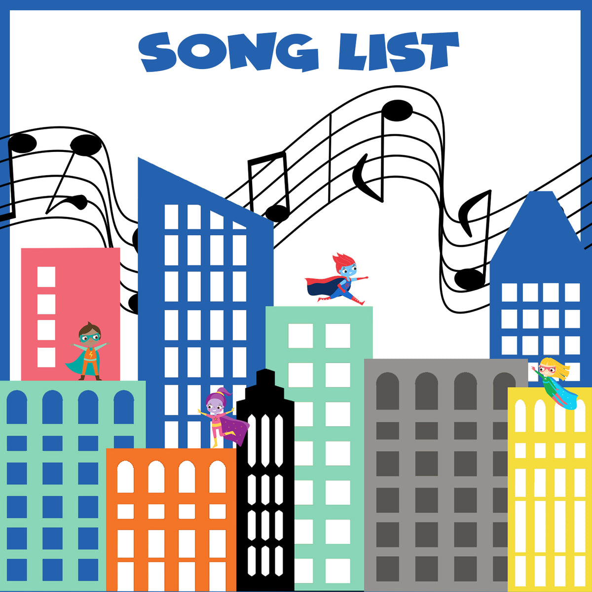 Superhero Academy Song List – Rock Paper Sprinkles